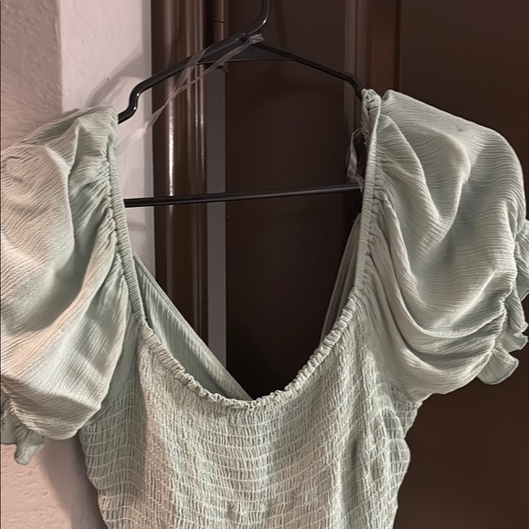 Tops | Elegant Sage Green Womens Top | Poshmark